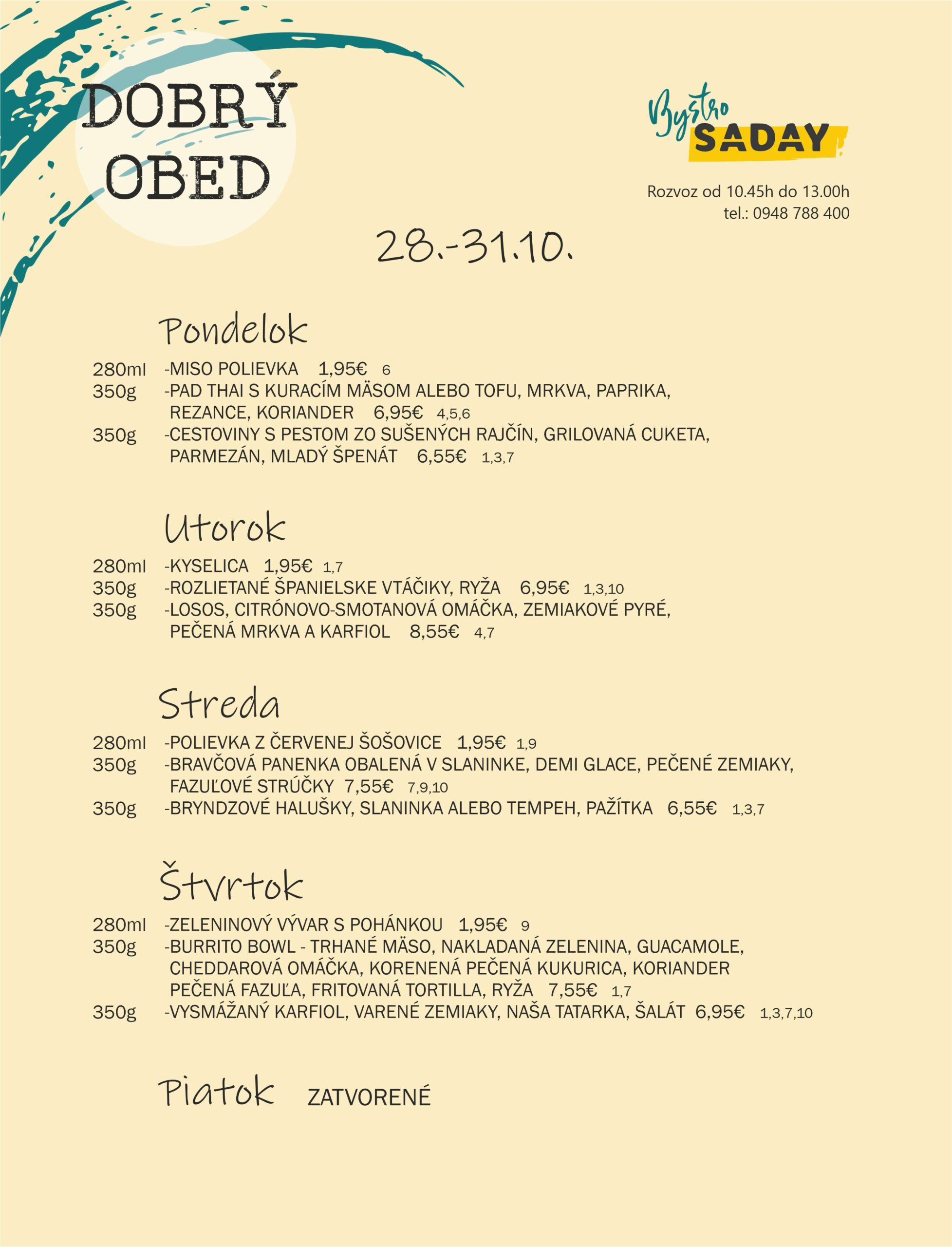 Saday Bystro - Reštaurácia Púchov